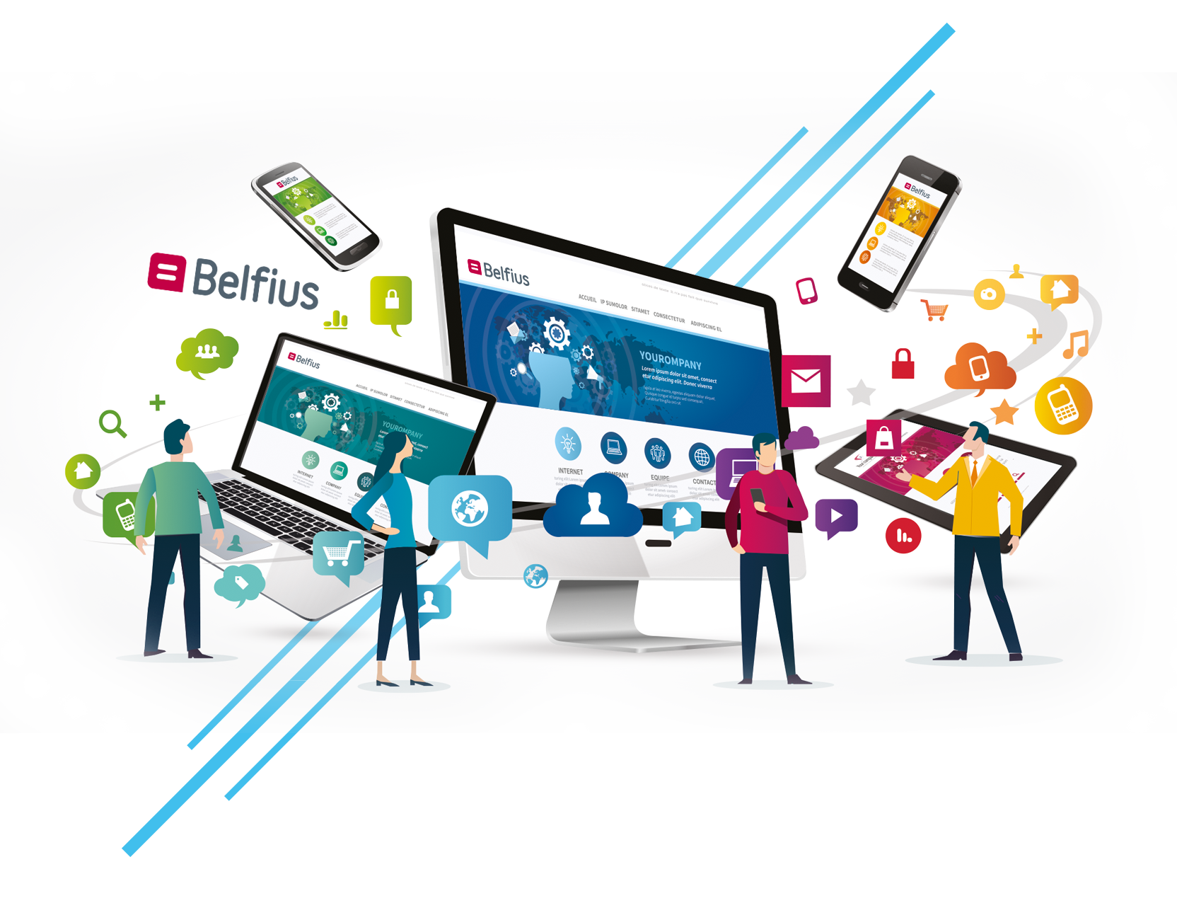 Formation et Consultance Digitale pour Belfius | Image & Communication